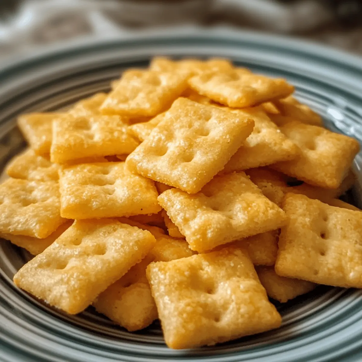 Irresistible Crispy Guilt-Free Cheesy Healthy Cheese Crackers