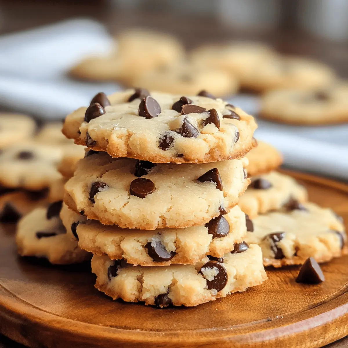 Irresistible Delicious Crumbly Chocolate Chip Shortbread Cookies