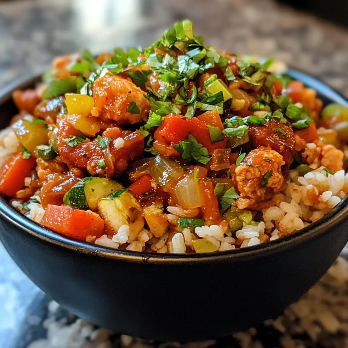 Ultimate Delicious Savory Vegetable Jambalaya Bowl Recipe